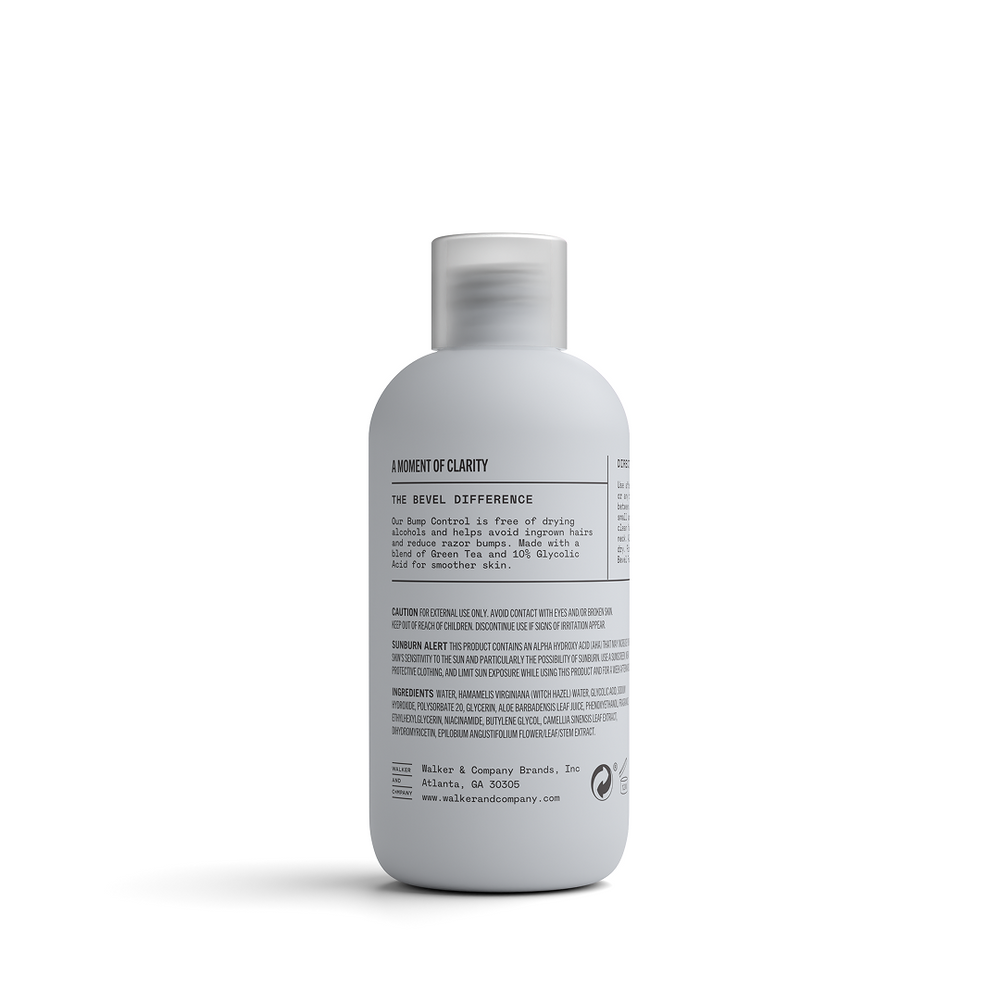 Bevel Post Shave Bump Control